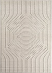 Ayyildiz, Kusový koberec Nova 1201 cream - na ven i na doma, 120x170, bílá, chodba / předsíň