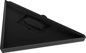 B-TRIANGL 20 Black Odtoková vpusť rohová