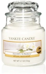 Aromatická svíčka, Yankee Candle Fluffy Towels, hoření až 30 hod