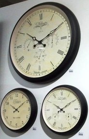 Designové nástěnné hodiny 2969 Nextime Aje Wheather Station 25cm