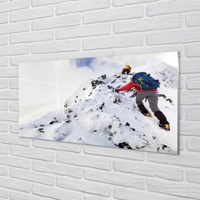 akrylový obraz horolezectví 125x50 cm