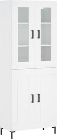 Skříň highboard bílá 69,5 x 34 x 180 cm kompozitní dřevo 3198337