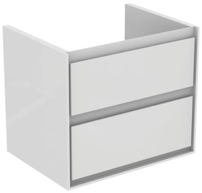 Koupelnová skříňka pod umyvadlo Ideal Standard Connect Air 60x44x51,7 cm bílá lesk/bílá mat E0818B2