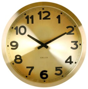 Nástěnné hodiny Gold Station 39,5 cm Karlsson *