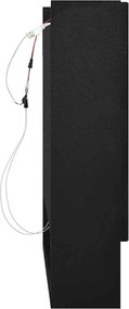 LED koupelnová zrcadlová skříňka černá 80 x 15 x 60 cm MDF 323605