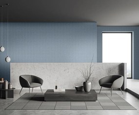 Luxusní modrá geometrická vliesová tapeta na zeď Z76046 Vision