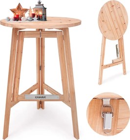 Deuba Barový skládací stůl - Ø78 cm