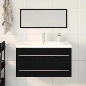 Skříňka pod umyvadlo 3 ks Černý dub 90 x 38,5 x 48 cm 3333134