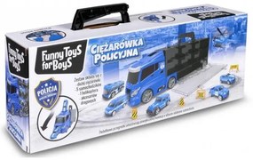 NÁKLADNÍ POLICEJNÍ AUTO S VOZIDLY