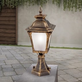 Orion - Venkovní lampa AIKO 1xE27/60W/230V 59 cm IP23 bronz/patina
