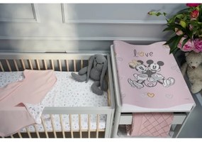CebaBaby - Přebalovací podložka dvouhranná COSY DISNEY 50x70 cm růžová