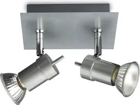Philips Titan 2x50W hliník / Bodové svítidlo / GU10