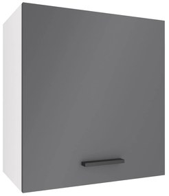 Kuchyňská skříňka Belini horní 60 cm šedý mat  TOR SG60/1/WT/SR/0/B1