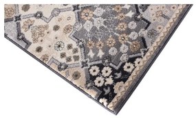 Kusový koberec klasický Adila šedý 300x400cm