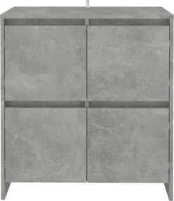 Příborníky 2 ks betonově šedé 70 x 41 x 75 cm dřevotříska 3098092