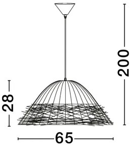 Designový lustr Natu 65