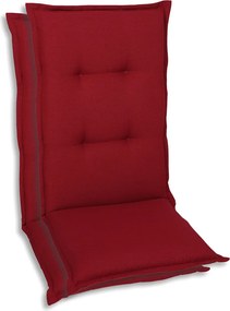 Go-De Textil Sada zahradních podsedáků Uni (vysoká opěrka, 2 kusy, třešňová červená)