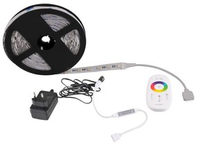 Polux | LED RGBW Stmívatelný pásek 3m LED/22W/24/230V + dálkové ovládání | SA1738