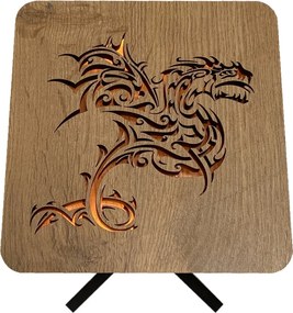 Li-Go "Drak" lampa 19x19 cm provedení povrchu: dub světlý