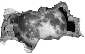 Wallmuralia Foto fotografie díra na zeď Měsíc 95x73 cm