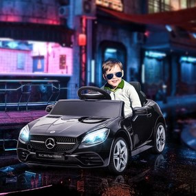 AIYAPLAY 12 V Dětské Elektrické Auto, Dětské Vozidlo s 2.4G Dálkovým Ovládáním, Elektrické Vozidlo s LED Světly, Bezpečnostním Páskem, Klaksonem, Hud…