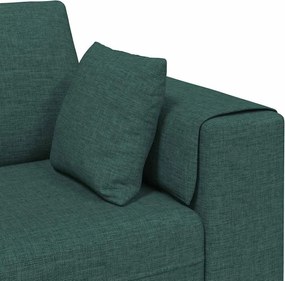 Pohovka Tmavě zelená 250 x 77 x 76 cm textil 3335147