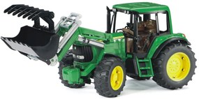 Auto bruder farmer - traktor john deere s předním nakladačem - arch.
