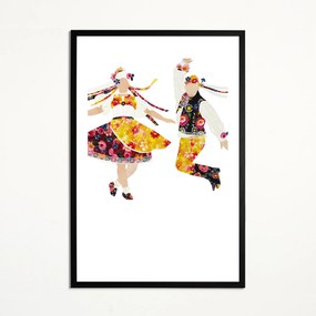 Vendula Frydrychová | Folklor Rám: Černý, Velikost: 40 x 30 cm