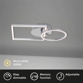 Briloner 3114-018 - LED Stmívatelné stropní svítidlo FRAME LED/19,6W/230V 3000K