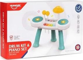 HUANGER Elektronická bicí souprava / 2 paličky / Hudební režimy a melo