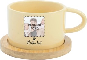Personalizovaný keramický hrníček "MAKRONKA" s fotkou mazlíčka a textem