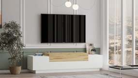 TV stolek FD1 160 cm bílý/dub