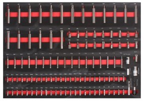 Pojízdný box s nářadím (211 ks)