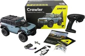 AMEWI RC auto AMXRock Mini-Caballo modrá / 1:16 / 4WD / RTR / 2.4 GHz