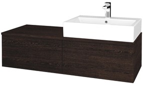 Dřevojas Koupelnová skříňka MODULE SZZ12 120 Varianta: D08 Wenge / D08 Wenge / Pravé