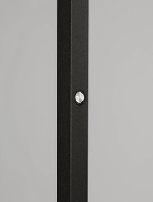 Matně černá kovová LED stojací lampa s ohybatelnou konstrukcí/stmívatelná (výška 144 cm) Tenso – Nova Luce