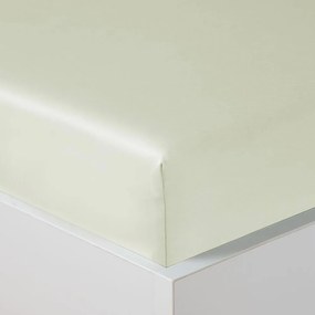 Luxusní saténové prostěradlo Tencel™ – slonová kost: 90x200cm
