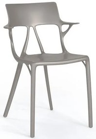 Kartell - Židle A. I. metalická šedá