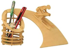 Woodcraft construction kit Woodcraft Dřevěné 3D puzzle Stojan na tužky Sjezd