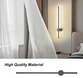 Brilagi - LED Venkovní nástěnné svítidlo AURA LED/12W/230V 4000K IP54 antracit