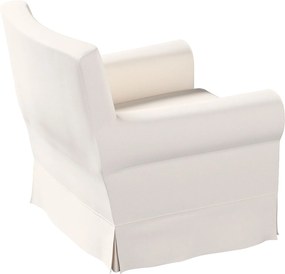 Potah na křeslo IKEA Ektorp Jennylund barva béžová látka pletený vzor