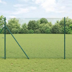 Zemní upevnění svařované drátěné ploty 25 x 1,6 m Zelená 3351742