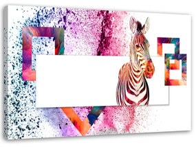 Obraz na plátně Zvířata zebry - 120x80 cm