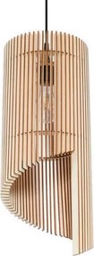 Lustr SOLLUX Alexia E27 1x60W bez zdroje SL.0640 přírodní dřevo