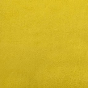 Petromila 2místná pohovka žlutá 120 cm samet