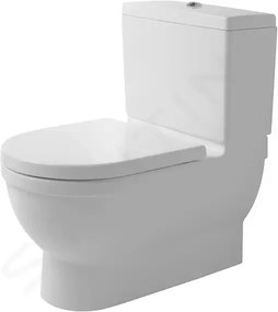 DURAVIT - Starck 3 WC mísa kombi Big Toilet, s WonderGliss, bílá (21040900001)
