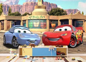 Vliesová fototapeta na zed' McQueen a Sally, Disney Auta | 360 x 270 cm | DFTDN5053
