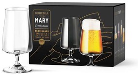 BOHEMIA PRESTIGE MARY SKLENICE NA PIVO 380ML SADA 6KS
