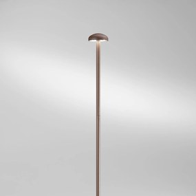 FAN LED-PUCK-P120-BRO Zápichové svítidlo zahradní sloupek PUCK LED 24 V DC IP65 corten 42 x 600 mm vč. kabelu 3 m - FANEUROPE