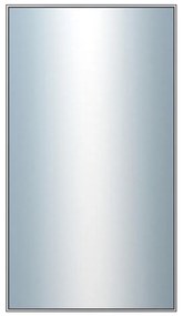 DANTIK - Zarámované zrcadlo - rozměr s rámem cca 50x90 cm z lišty Hliník šedá | P02-006 (7002006)
